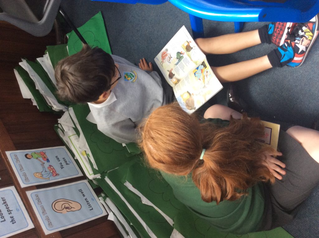 Paired reading in P3 – Broomhill School